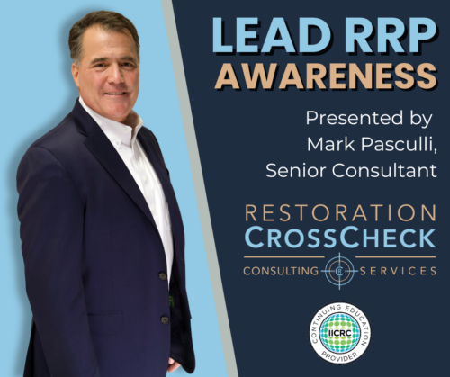 Lead RRP Awareness – Restoration CrossCheck